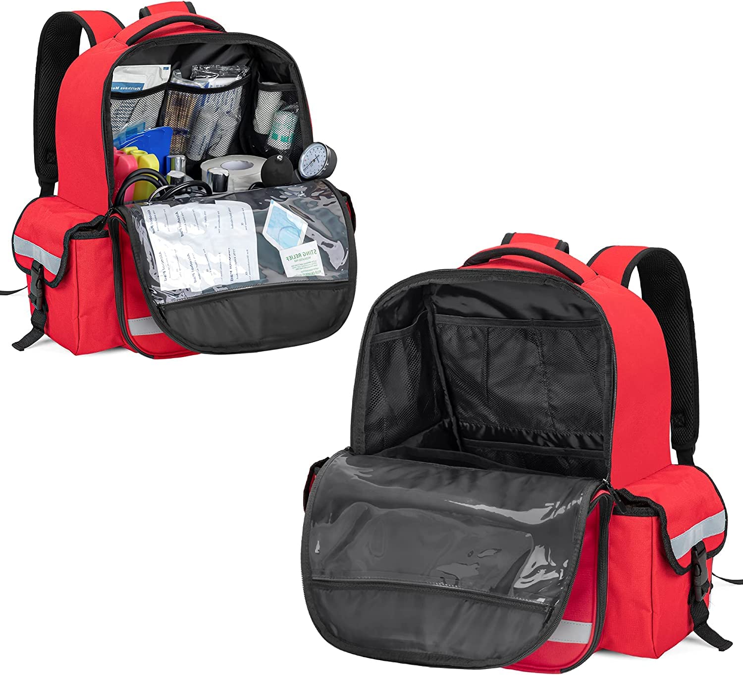 PAHAL Medicine Nylon Portable Large Backpack Medical First Aid Kit ...