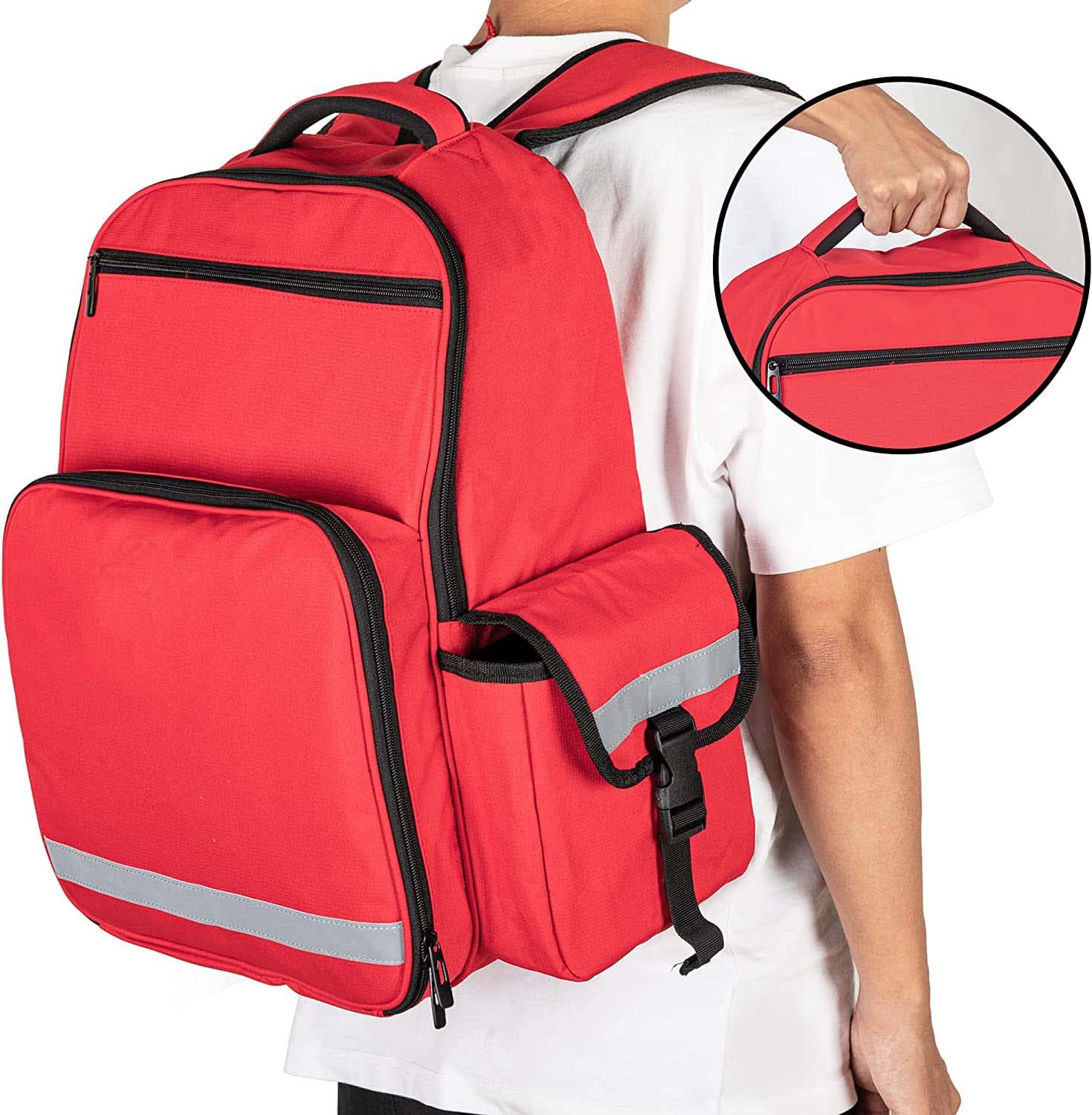 PAHAL Medicine Nylon Portable Large Backpack Medical First Aid Kit ...